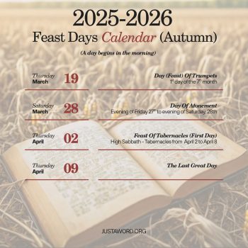 2025-2026 Feast Days Calendar | Just a Word